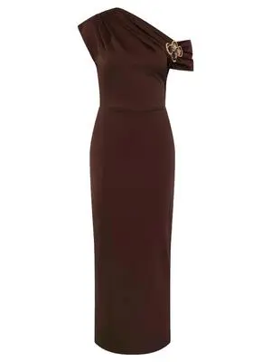 Rebecca Vallance Hazine Embellished Midi Dress - Brown