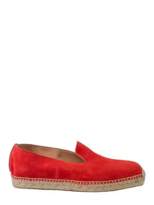 LES HÉRITIERS Futeradera Suede Espadrilles - Red