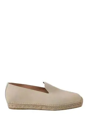 LES HÉRITIERS Les Heritiers Suede Espadrilles - Neutrals