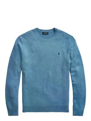 Polo Ralph Lauren Embroidered Logo Sweater - Blue