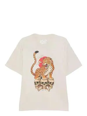 MELT Graphic-print Short-sleeve T-shirt - Neutrals