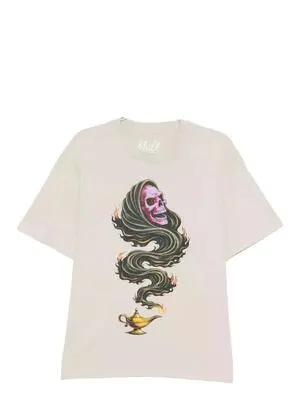 MELT Skull-printed T-shirt - Neutrals