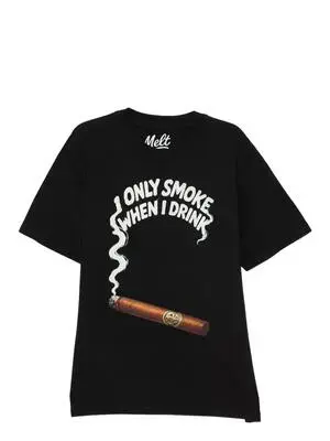 MELT Graphic-printed T-shirt - Black