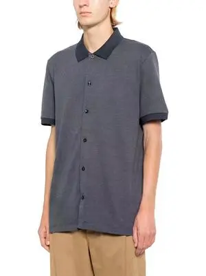BOSS Button-front Pique Shirt