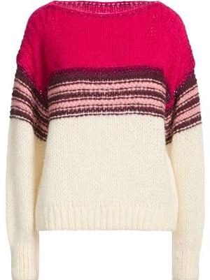 Liu Jo Sweater Size Acrylic, Polyamide, Alpaca Wool, Viscose, Metallic Polyester - Fuchsia
