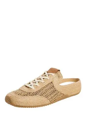 Rag & Bone Retro Runner Slim Ultra Mules In Raffia - Ntraf