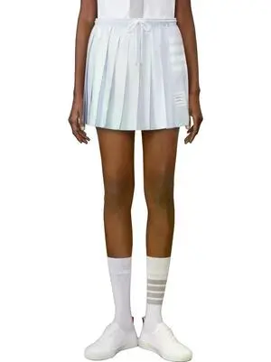 THOM BROWNE Thom Browne Drawstring Pleated Mini Skirt