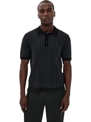 Rag & Bone Zuma Stripe Dalton Sweater - Snavy