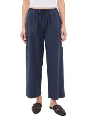 Donni. Pop Drawstring Cargo Pants - Midnight