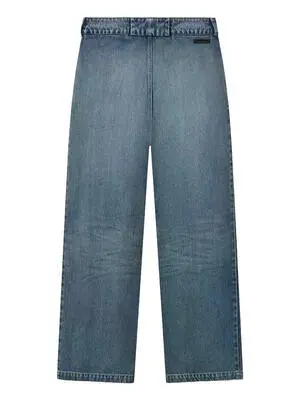 Fear Of God Washed-effect Whiskered Jeans - Blue