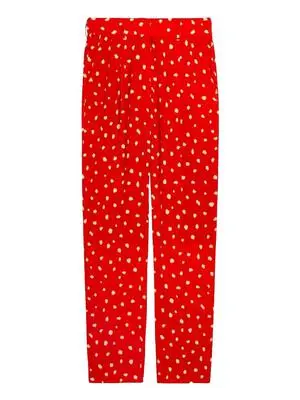 BLAZÉ MILANO Blazé Milano Red Polka Dot Pleated Trousers