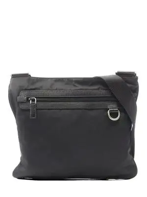 Prada Saffiano Leather Shoulder Bag - Black
