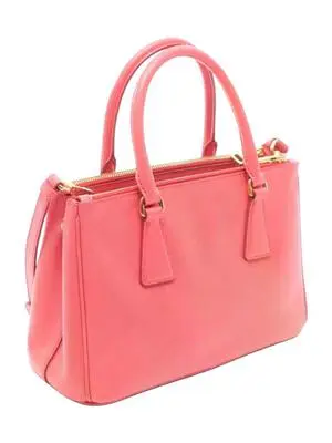 Prada Prada Galleria Leather Handbag Pink