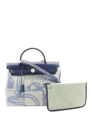 Hermès 2021 Pm Herbag Brides De Gala Tote Bag - Grey