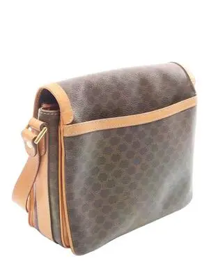 Celine Macadam Crossbody Bag - Brown