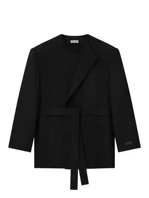 Fear Of God Belted Wrap Jacket - Black