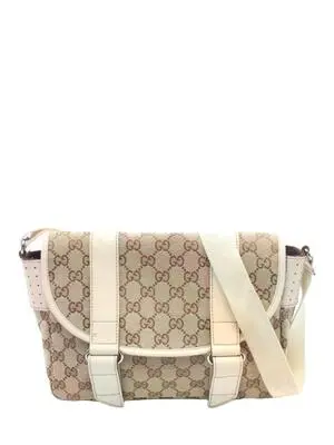 Gucci Gg Canvas Shoulder Bag - Neutrals