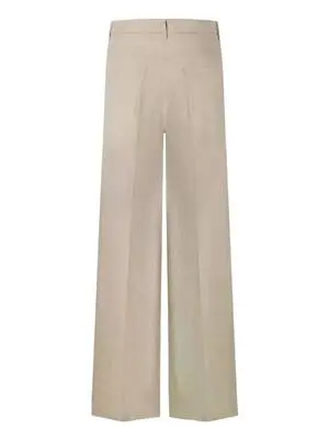 CAMBIO Adrienne Wide-leg Trousers - Neutrals
