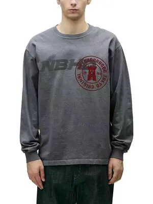 NEIGHBORHOOD Logo-print Long-sleeved T-shirt - Grey