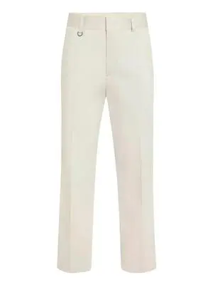 PAOLO PECORA Loose-fit Chino Trousers - Neutrals
