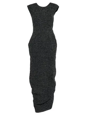 Emporio Armani Sleeveless Maxi Dress - Black