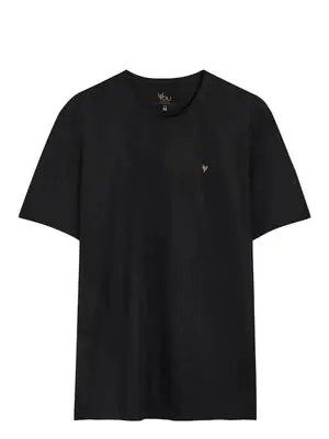NOW YOU LIVE Shearsby Logo-detail T-shirt - Black