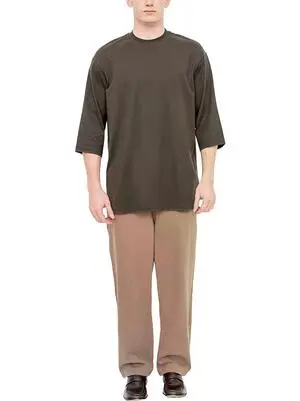 JOE CHIA Withdraw Hem T-shirt - Brown