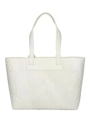 Armani Exchange Logo-embossed Tote Bag - Neutrals