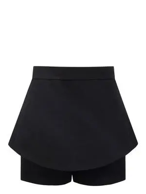 THE ARKOW Poppy Layered Shorts - Black