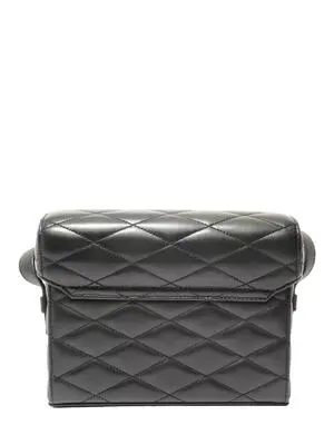 Saint Laurent Cassandre Shoulder Bag - Black