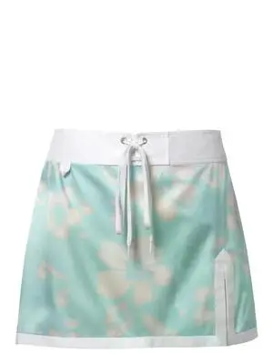 JULIE KEGELS Julie Kegels Floral Print Lace-Up Skirt