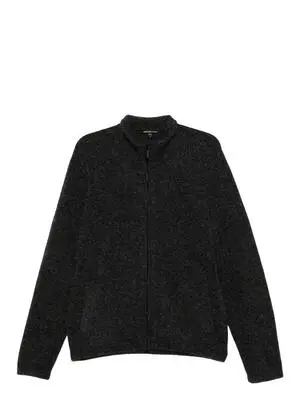 JAMES PERSE High-neck Long-sleeve Cardigan - Grey