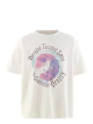 SAINT MXXXXXX Graphic-print T-shirt - Neutrals