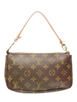 LOUIS VUITTON Monogram Pochette Accessoires Shoulder Bag - Brown