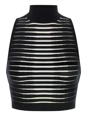 ELISABETTA FRANCHI Elisabetta Franchi Zebra-Jacquard Knit Top
