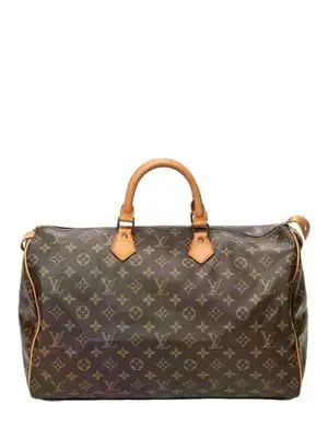 LOUIS VUITTON Speedy 40 Monogram Handbag - Brown