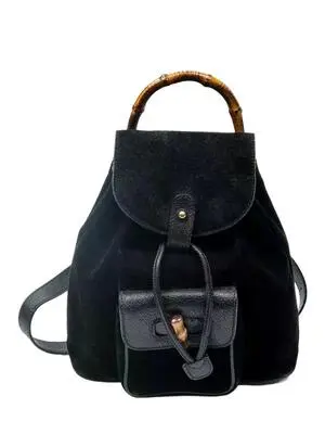 Gucci Mini Bamboo Backpack - Black