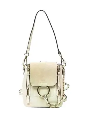 Chloé Faye Backpack - White