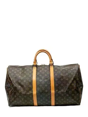 LOUIS VUITTON Keepall 55 Luggage Bag - Brown