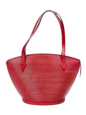 LOUIS VUITTON Saint Jacques Gm Shoulder Bag - Red