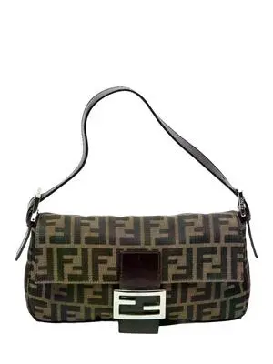 Fendi Baguette Shoulder Bag - Green