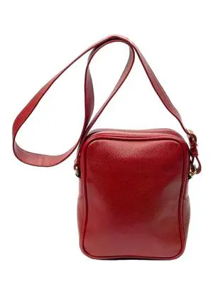 Gucci Logo-print Shoulder Bag - Red