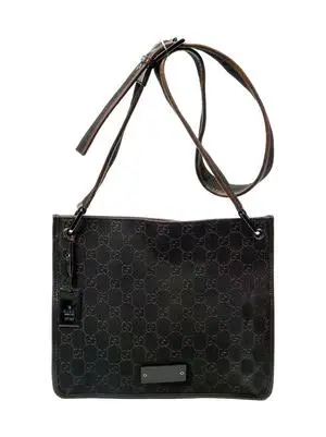 Gucci Small Gg Canvas Messenger Bag - Brown