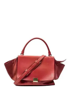 Celine Celine Trapeze Shoulder Bag Red