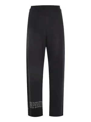 A PAPER KID Crystal-Embellished Pleated Trousers