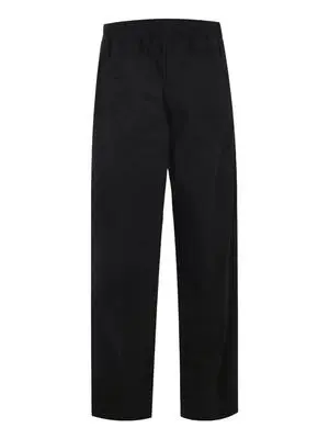 A PAPER KID Crystal Embellished Cotton Trousers - Black
