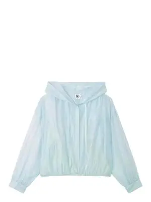 B+AB Lightweight Drawstring Hood Jacket - Blue
