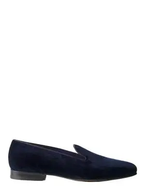 Ralph Lauren Purple Label Alonzo Velvet Loafers - Blue