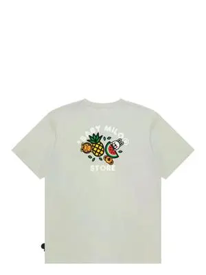 A BATHING APE Baby Milo® Store * Graphic Print Cotton T-shirt - Grey