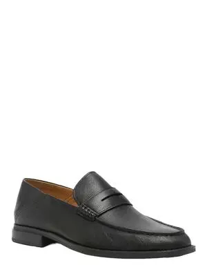 SERGIO MORETTI FIRENZE Leather Loafers - Black
